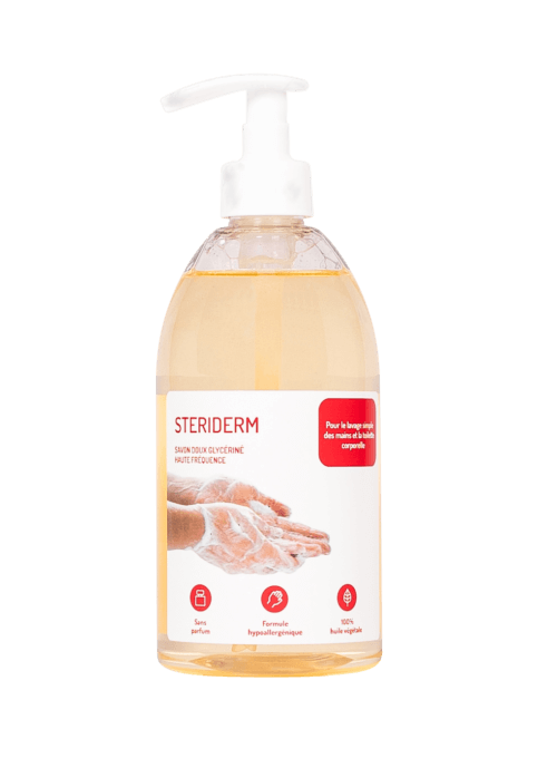 Savon doux STERIDERM - NEW-ORTHO NEW-ORTHO